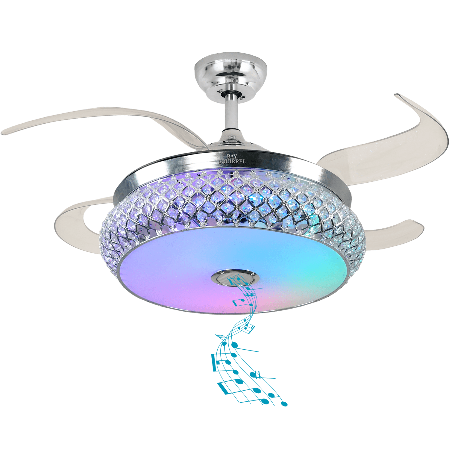 BAYSQUIRREL Ceiling Fan with Light